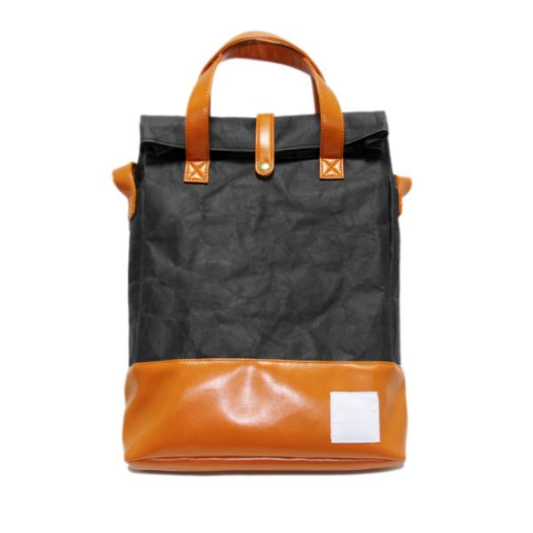Quality Custom Kids School Backpack Bags Washable PU Leather Kraft Paper Backpack for sale