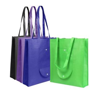 Quality Printed 80gsm TNT 35x12x40cm Foldable Non Woven Bag for sale