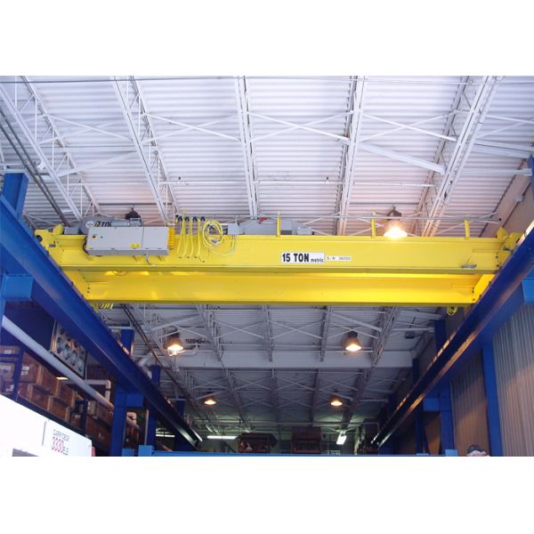 Quality Flexible Driving Steel 50 Ton Double Girder Overhead Crane for sale