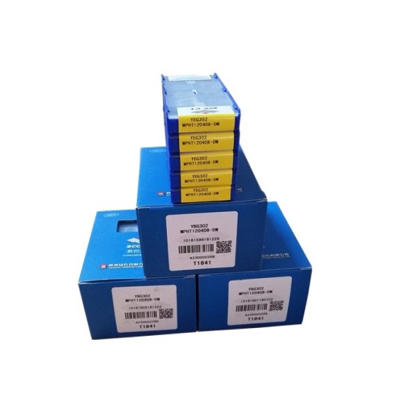 Quality Durable CNC Carbide Inserts , ZCCCT Milling Inserts MPHT120408-DM YBG302 for sale