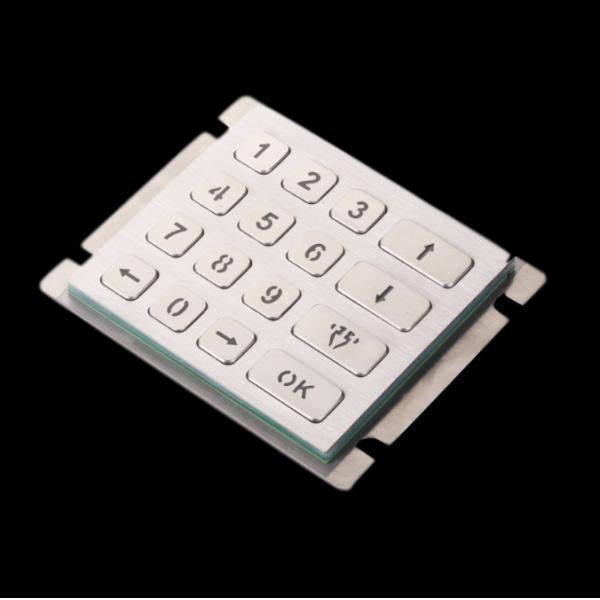 Quality Atm Vandal Proof Keyboard , 4 * 4 Matrix Type Cash Machine Number Pad for sale