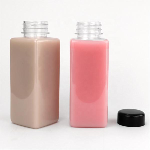 Quality Customized Plastic Square Bottles Commercial 8 Oz Square Plastic Bottles for sale