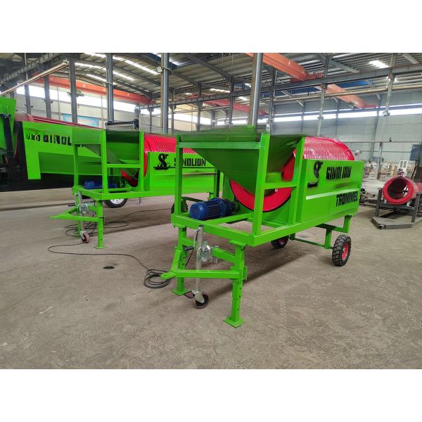 Quality Less than 300mm Feeding Size Mobile Trommel Screen for Tromel Compost Aggregate for sale