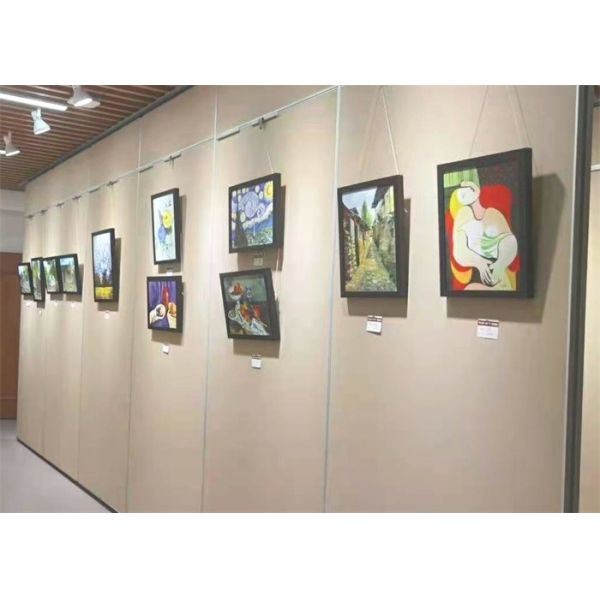 Quality Gallery Hanging Mobile Partition Wall Display Board Modular Partition Wall for sale