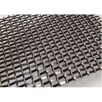 Quality 2.5m Width Plain Weave Decorative Steel Mesh For Decoration for sale