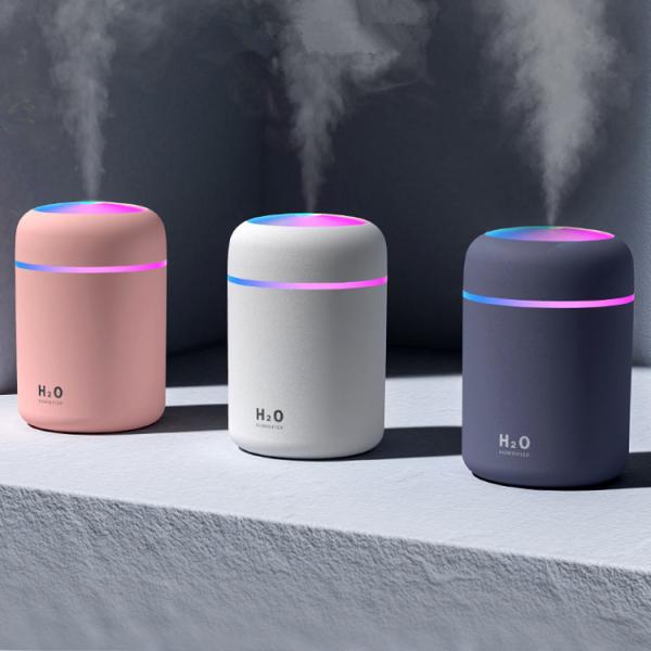 Quality 5V Portable Mini Air Cooler with Color Change LED Light and Ultrasonic for sale