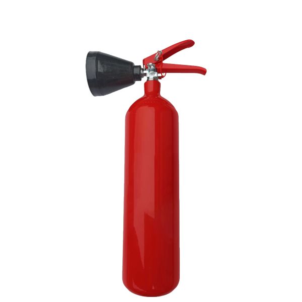 Quality 2kg Carbon Steel Portable CO2 Fire Extinguisher with Red Cylinder for Class B Fires for sale