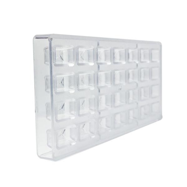 Quality PS DIY Square Shape Chocolate Mould 3D Polycarbonate Customized for sale