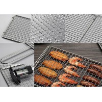 Quality 304 Intermediate Crimped Wire Mesh Galvanized For Barbecue Grill for sale