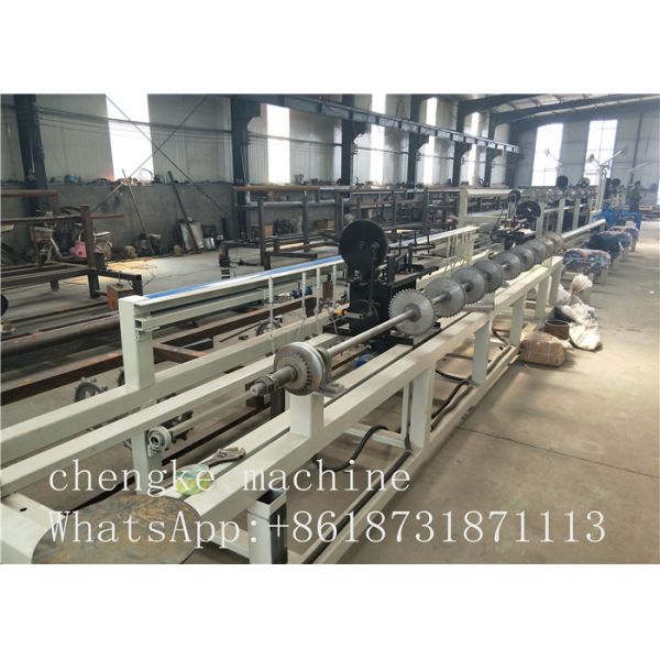Quality PLC Control Fully Automatic single wire Chain Link Fence Machine fast and for sale