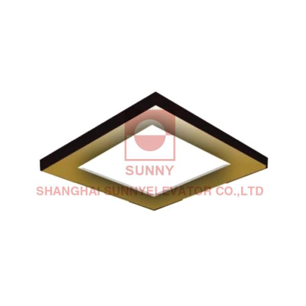 Quality Stainless Steel Square Tube Frame Elevator Ceiling Down Light With Elevator for sale
