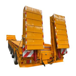 Quality CIMC Heavy 6 Axle Low Bed Semi-Trailer Steel Material Truck Trailers with for sale