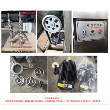 Quality Silver Meat Processing Machine Power 7.5KW Pork Cutting Machine for sale