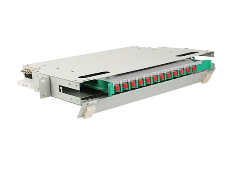 Quality 12 Core ODF Patch Panel FC 1U Rack Mount Box 19" Fiber Optic for sale