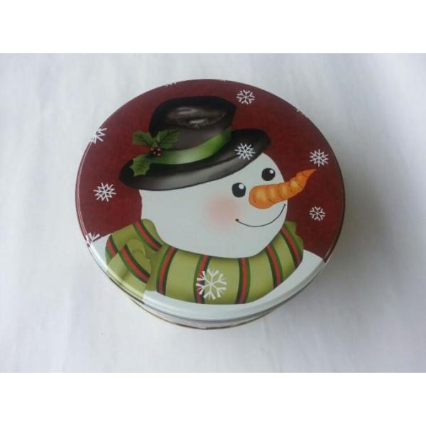 Quality Empty Cookie Tins Oreo Christmas Tins Decorative Tins with Lids Metal Containers for sale