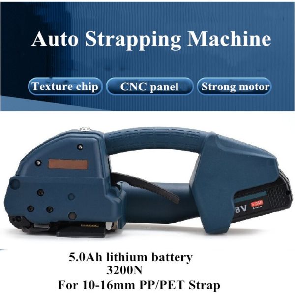 Quality Speed Strapping Machine For Pallet Tighten Speed 100-200mm/s 13-16mm PP PET for sale