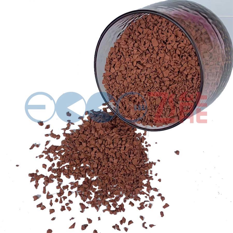 Light Color EPDM Rubber Pellets Paving Park Surface Granulated Rubber ...