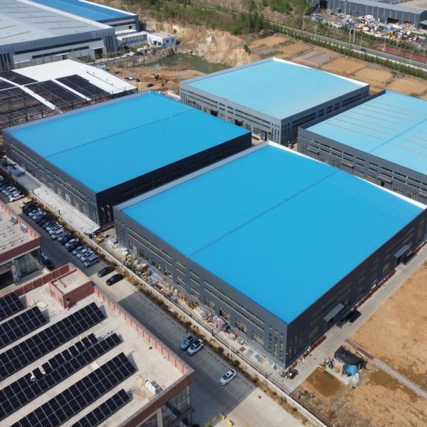 Quality Clear Span Steel Warehouse with Light Steel Frame Construction for sale