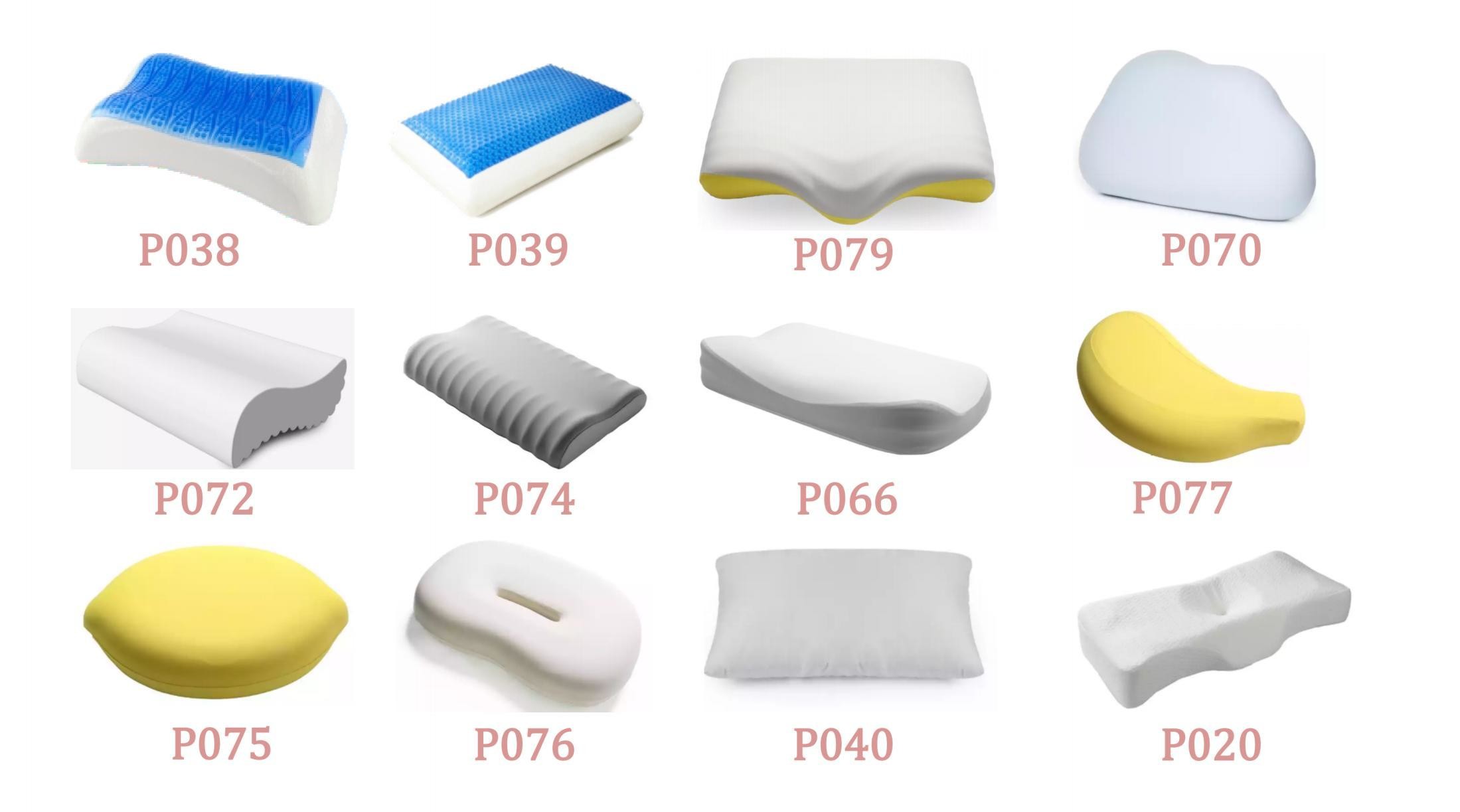 Quality Anti-Static Contour Memory Foam Pillow for Adjustable Orthopedic Sleeping and for sale