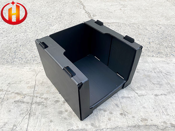 Quality Custom Foldable PP Corrugated Plastic Box Flat Surface for sale