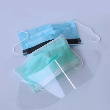 Quality Anti Bacteria Hygiene Face Mask , Easy Wearing Triple Layer Mask With Shield for sale