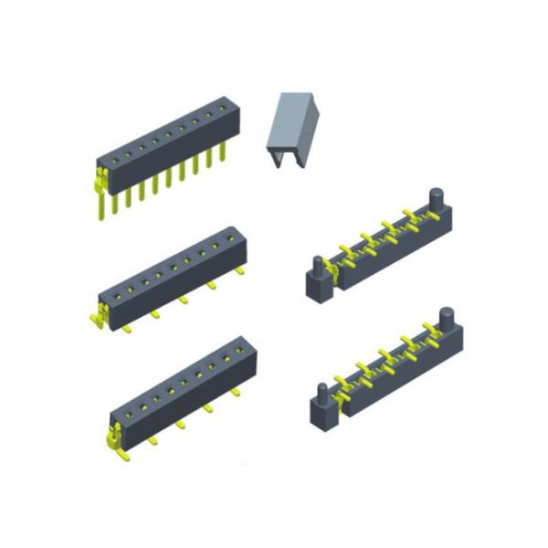 Quality 1.27 mm Pitch H 2.0 Single Row SMT Type Female Header Connector for sale