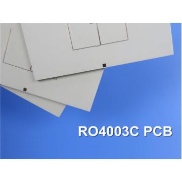 Double Sided Rigid-flex PCBs Built on RO4003C With Hot Air Soldering Green