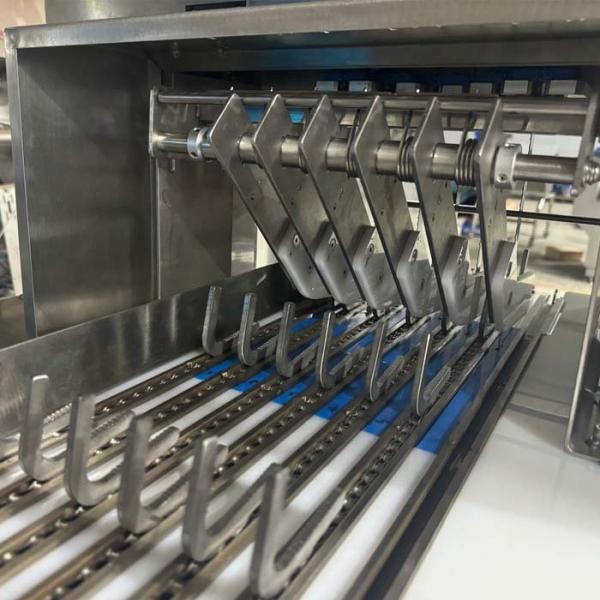 Quality New Design 6-Blades Auto Bandsaw Cutting Frozen Corn Machine With Six-Cut System for sale