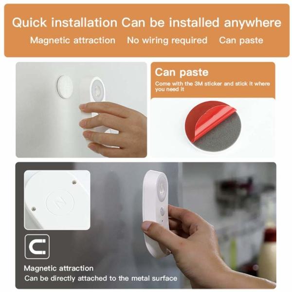 Quality 4000K 400mAH USB Rechargeable Motion Sensor Light / Rechargeable Flashlight for sale