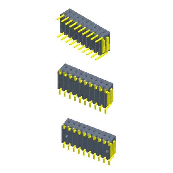 Quality H 5.7 Dual Row Female Header Connector SMT Side Entry DIP Wear Resistant for sale