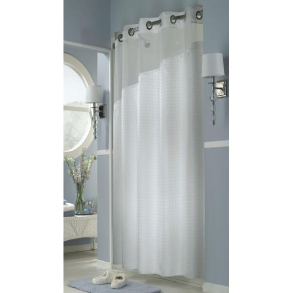 Quality Hookless Polyester Curtain Lining W180cm *H195cm with vision mesh for sale