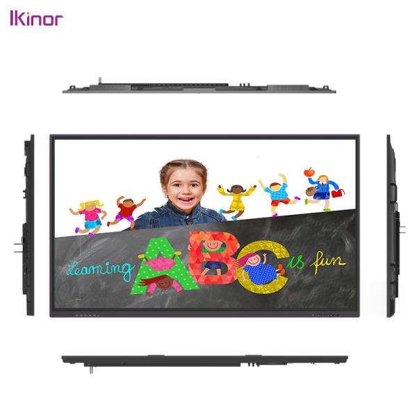 Quality FCC IWB 75Inch Education Interactive Flat Panel Digital Touch Screen Board All In One for sale