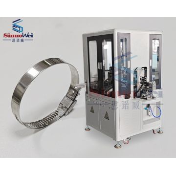 Quality 700pcs To 1200pcs Auto Assembly Machine German Type Hose Clamp Machine For for sale