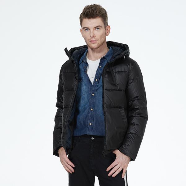 Quality Windproof Oil Proof Man Winter Coat Dark Eco Feather Down Jacket Men for sale