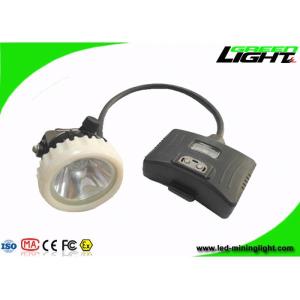 Quality 5.2Ah LED Mining Cap Lights 10000lux Brightness High Beam IP68 With Safety Rope for sale
