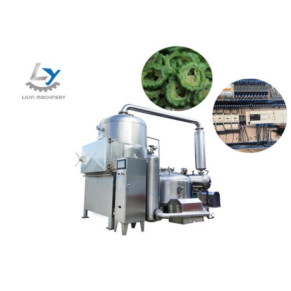 Quality Low Temperature Vacuum Frying Equipment / Potato Chips Manufacturing Machine for sale