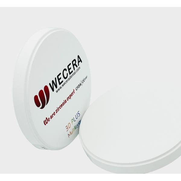 Quality 98mm 3D Multilayer Dental Zirconia Blank For Dental Lab Milling Center for sale
