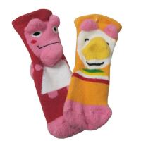 China Custom design,  logo soft knitted cute cotton Baby 3D socks factory