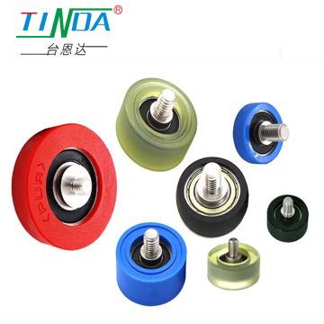 Quality Customization Rubber Roller Bearing Polyurethane Covered Bearings Rustproof for sale