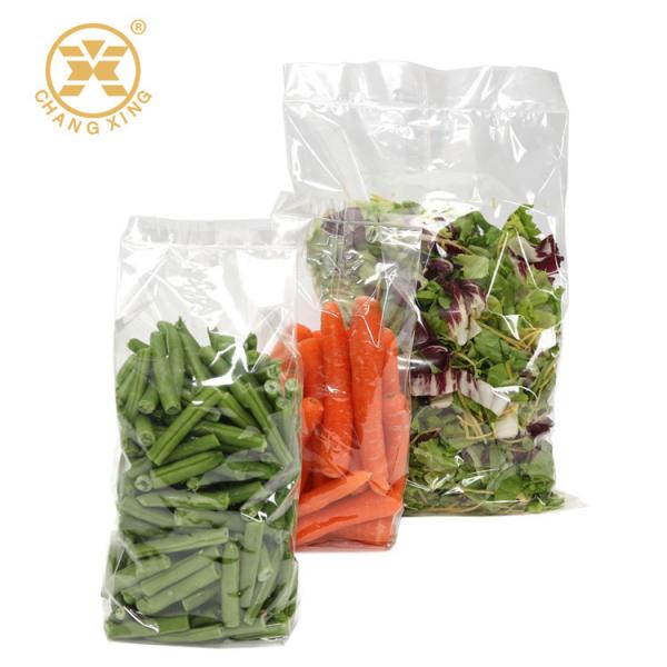 Quality BOPP Preformed Vegetable Packing Bags Opp Cpp Laminated Bags Side Gusset Stand Up Pouch for sale
