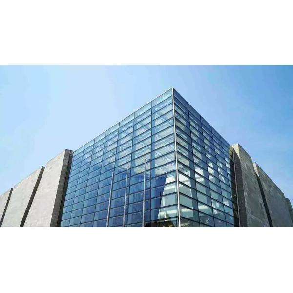 Quality Modern Metal Curtain Wall Rectangular Shape Weatherproof Powder Coating Curtain for sale