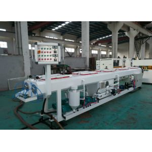 Quality Motor Conical Twin Screw Pvc Pipe Production Machine , PVC Tube Making Machine for sale