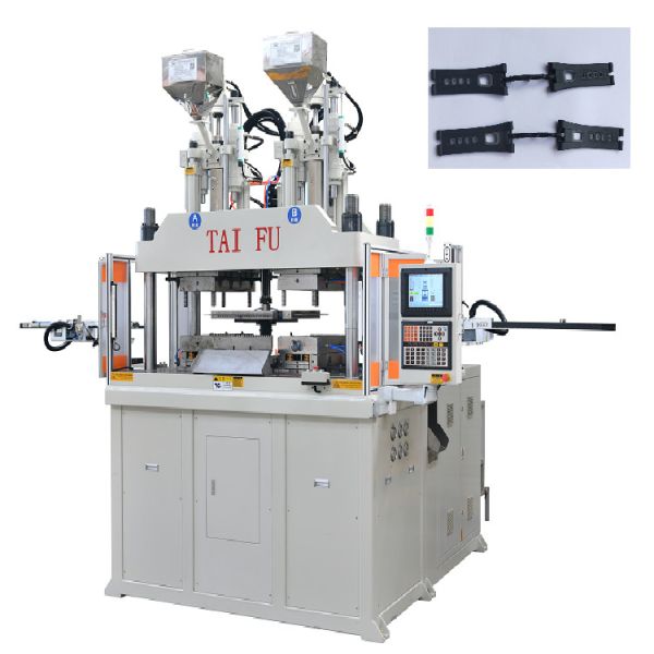 Quality 120Ton Vertical  Double Color Injection Molding Machine For Electronic Watch Strap for sale