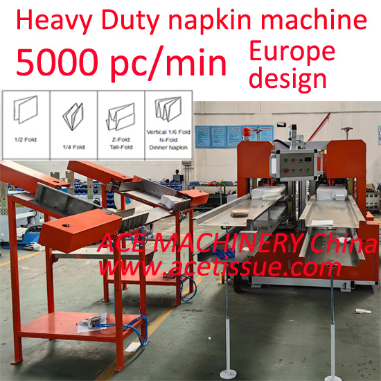 heavy duty paper napkin machine