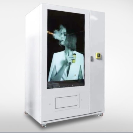 Quality 55 Inch Touch Screen Advertising Vending Machine And Card Readers for sale