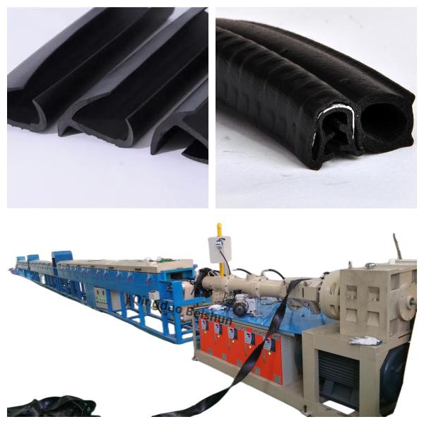 Quality Automatic EPDM Rubber Seal Strip Production Line Produces High Quality Rubber Seals Of Different Sizes for sale