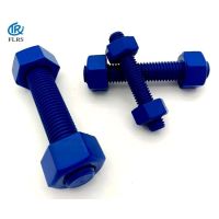 Quality A193B7 A1942H PTFE Surface Metric Double Ended Studs, for sale