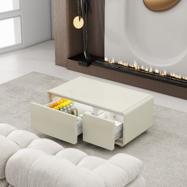 Quality Modern European Style Standard Sized Coffee Table with Smart Refrigerator and for sale