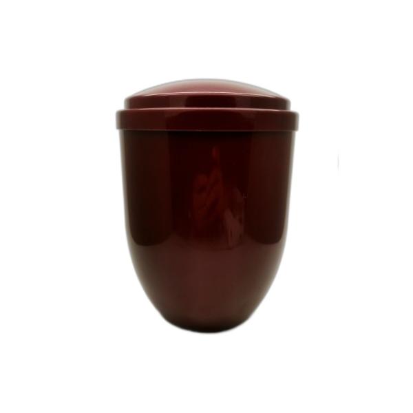 Quality Bordeaux Color Funeral Ash Urn For Cremation In 3.3L ABS Plastic for sale