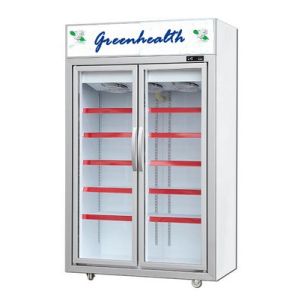 Quality Upright Commercial Beverage Cooler For Cold Drinks / Pepsi Display Fridge With Glass Door for sale